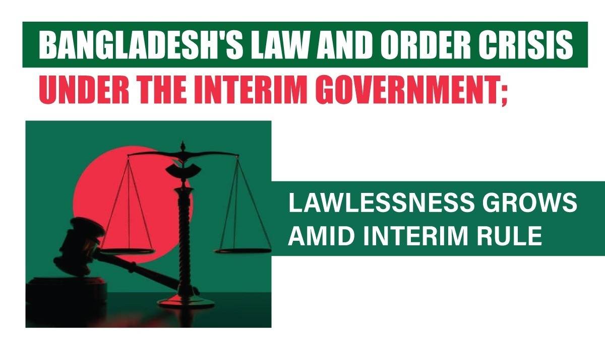 ⁨Bangladesh’s Law and Order Crisis Under the Interim Government | VORTEX BD